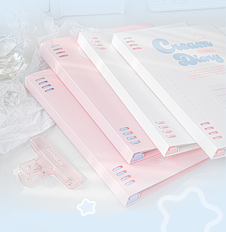 Rosy Posy Notebook Cute Book A5 B5 loose-leaf Notebook Line Pages ...