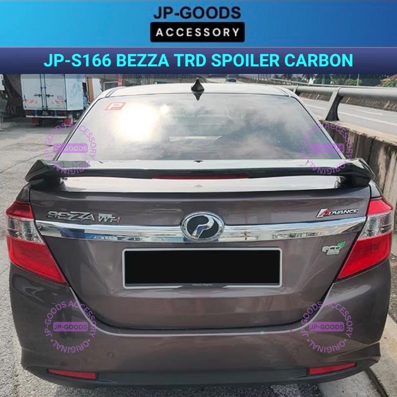Perodua Bezza 2016 - 2024 Carbon TRD Sportivo V3 Spoiler With LED Brake ...