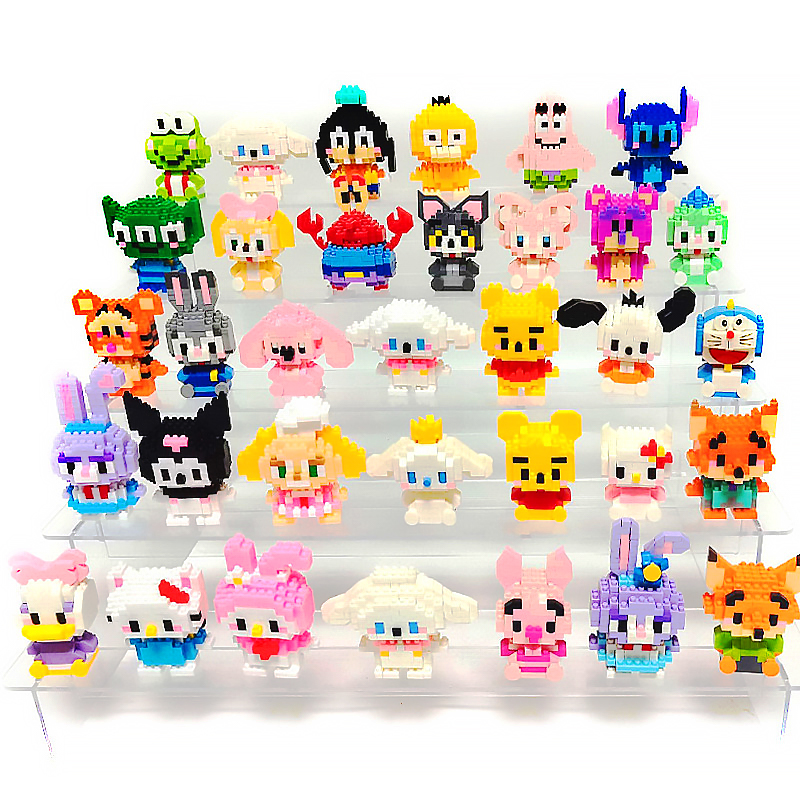 𝗕𝗟𝗢𝗖𝗞𝗬 𝗙𝗨𝗡𝗟𝗔𝗡𝗗 》 DIY Mini Building Block Cute Cartoon Character ...