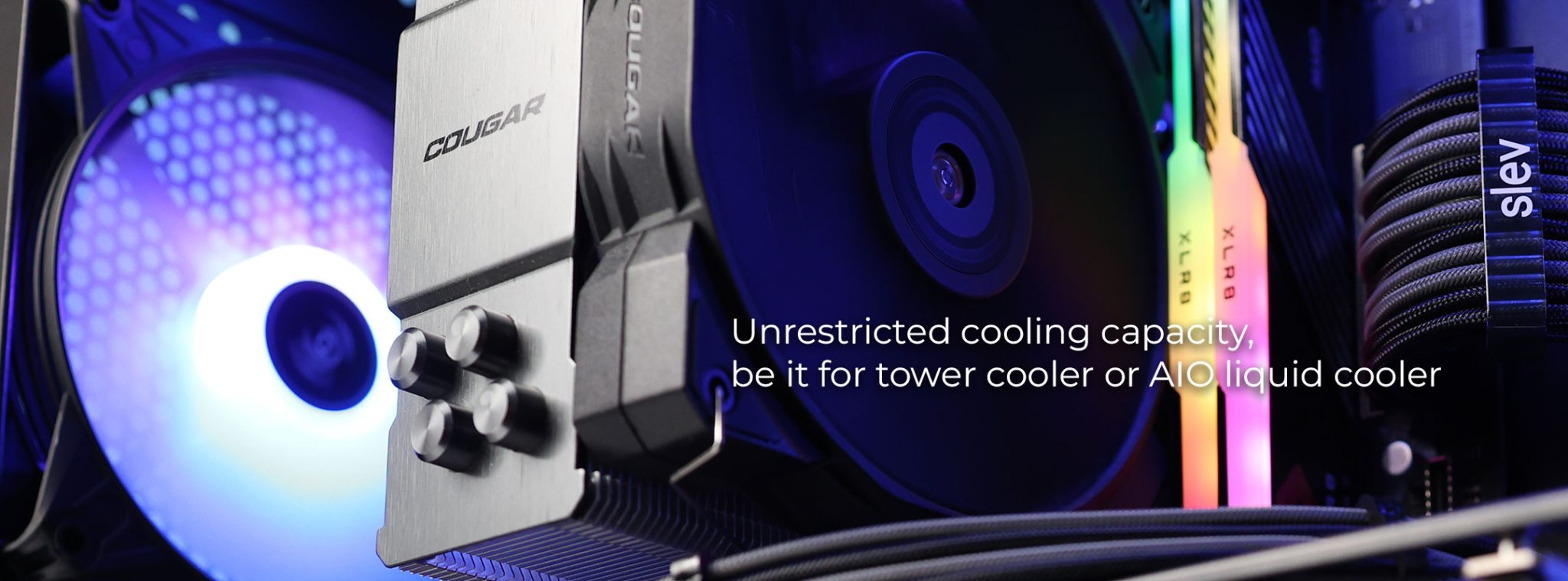 SLEV SLEVCASE GLAZING FANTASY MATX ARGB PC CASING | 4 ARGB FANS WITH ...