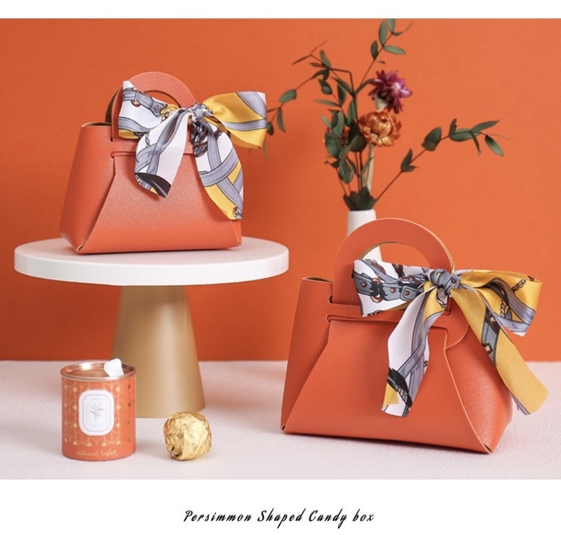 European Style Leather Gift Bag Goodies Bag Doorgift Bag Wedding Kahwin ...