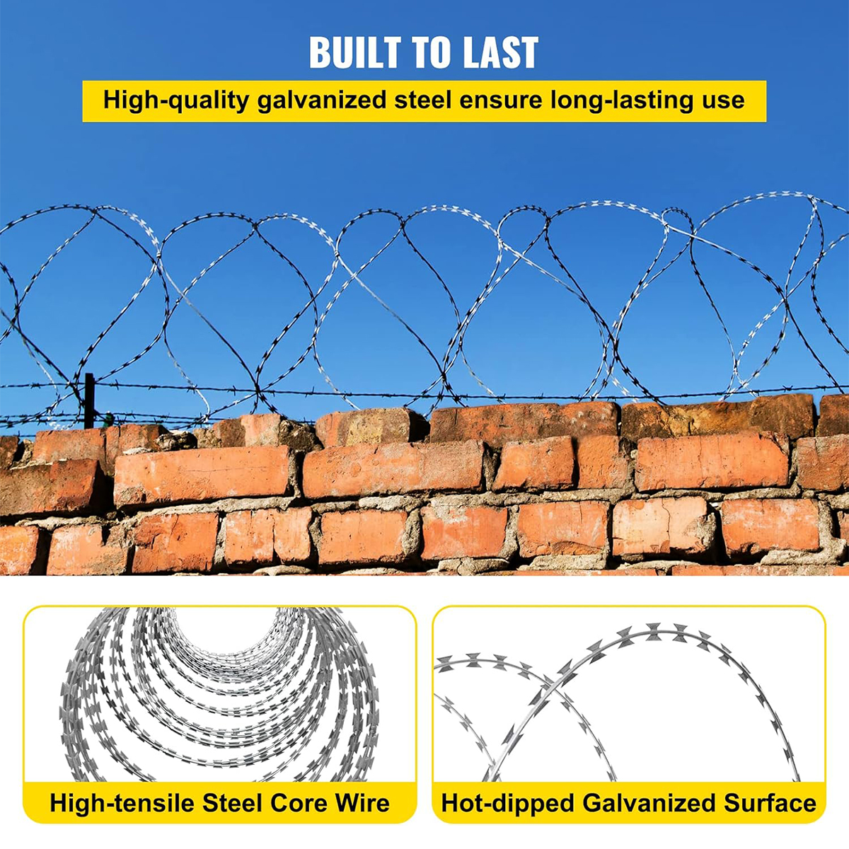 Razor Wire/Dawai Duri Pagar/Kawat Duri/High Tensile Heavy Duty Barded ...