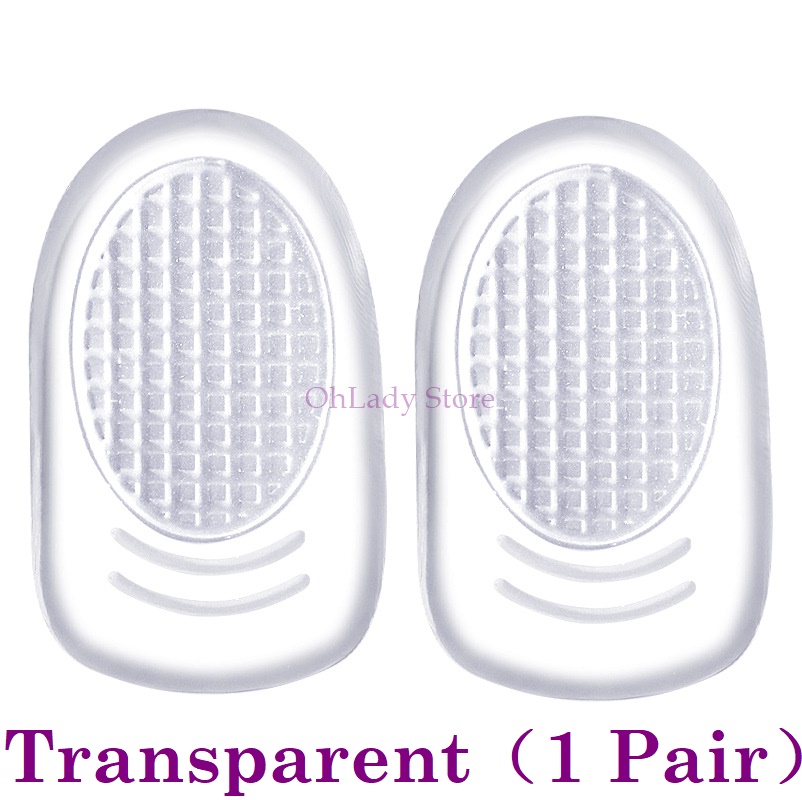 Silicone Gel Heel Cups Shoe Inserts Plantar Fasciitis Heel Pain Bone ...