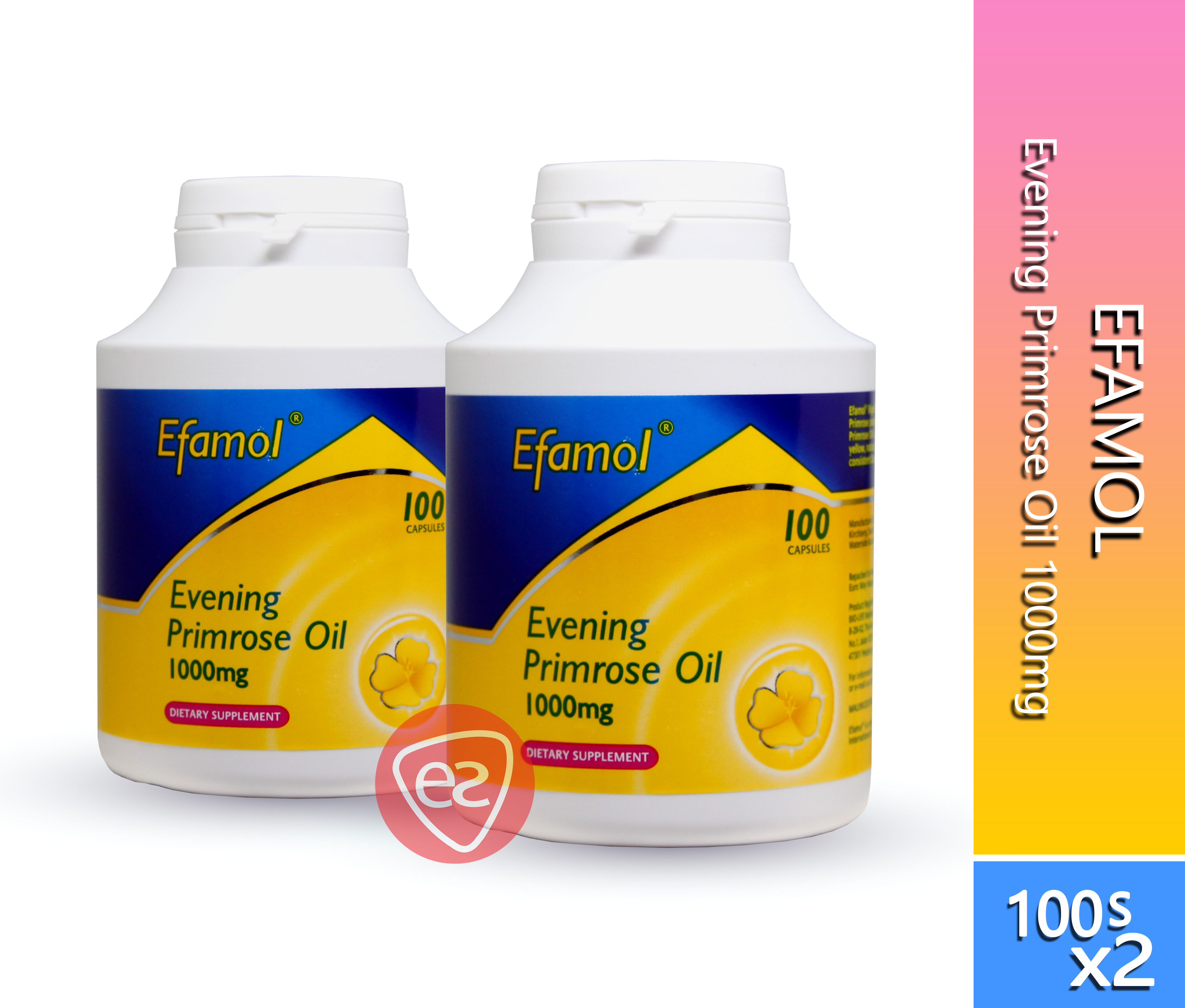 Efamol Rigel Evening Primrose Oil 1000mg Capsule ( 100s / 100s x2 ...
