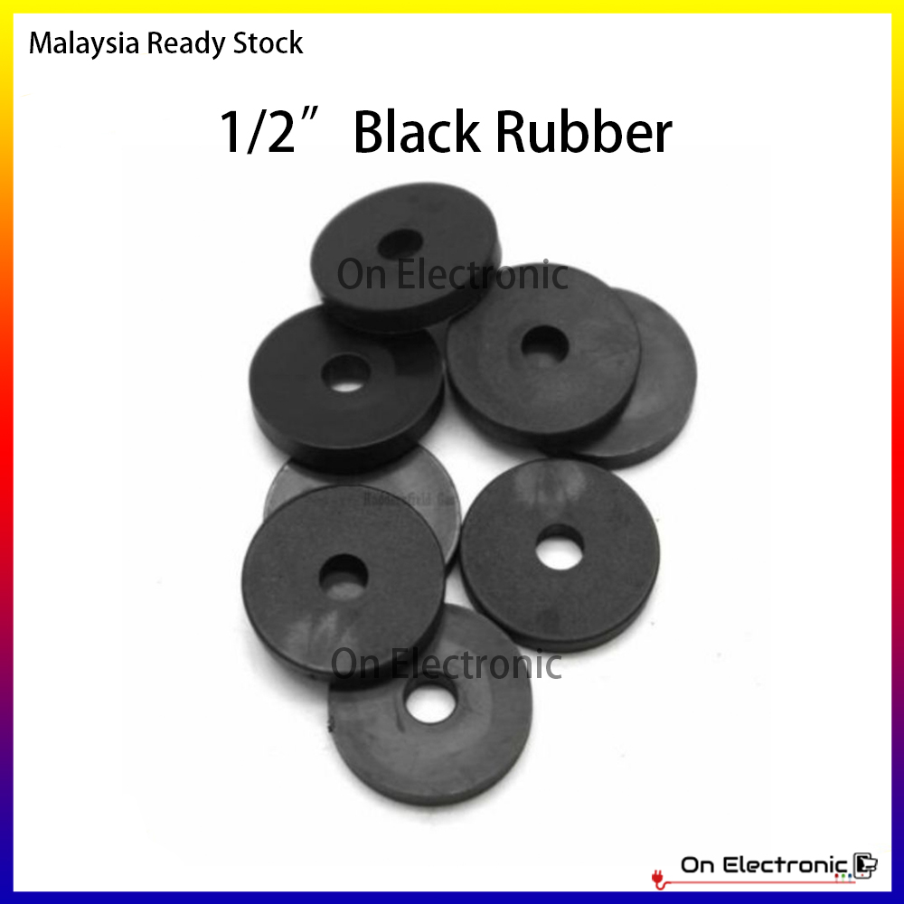 1 Packet 3 PCS TAP WASHER BLACK RUBBER 1/2”,3/4" FOR BIB TAP AND ...