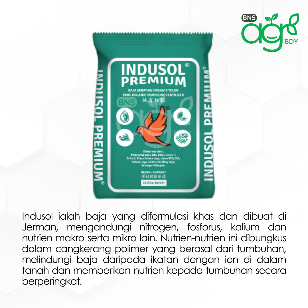 [25KG] AgroBuddy x Indusol Premium Baja Sebatian Organik | Pure Organic ...