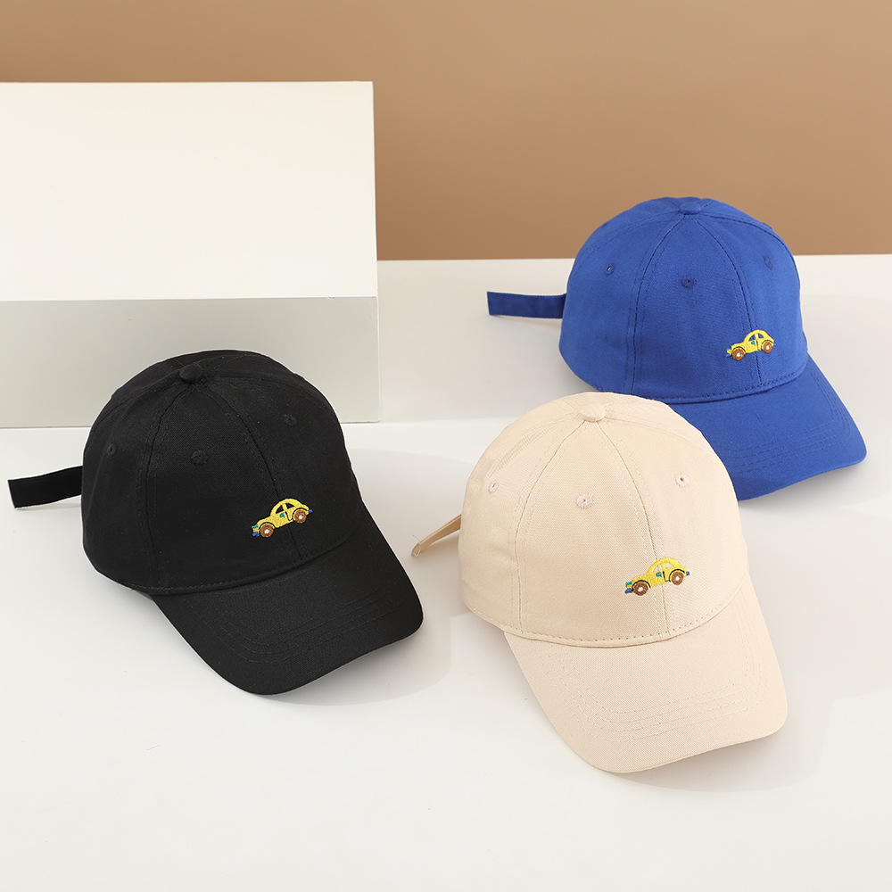 Stock Selangor (3-8Y) Boys Girls Yellow Car Embroidery Design Baseball ...