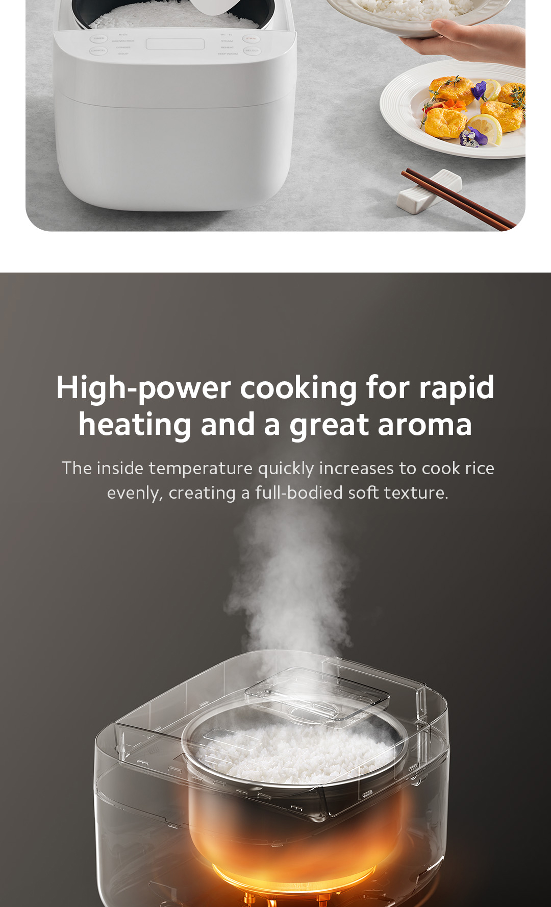 Xiaomi Smart Multifunctional Rice Cooker | 8-in-1 Functionality | 24 ...