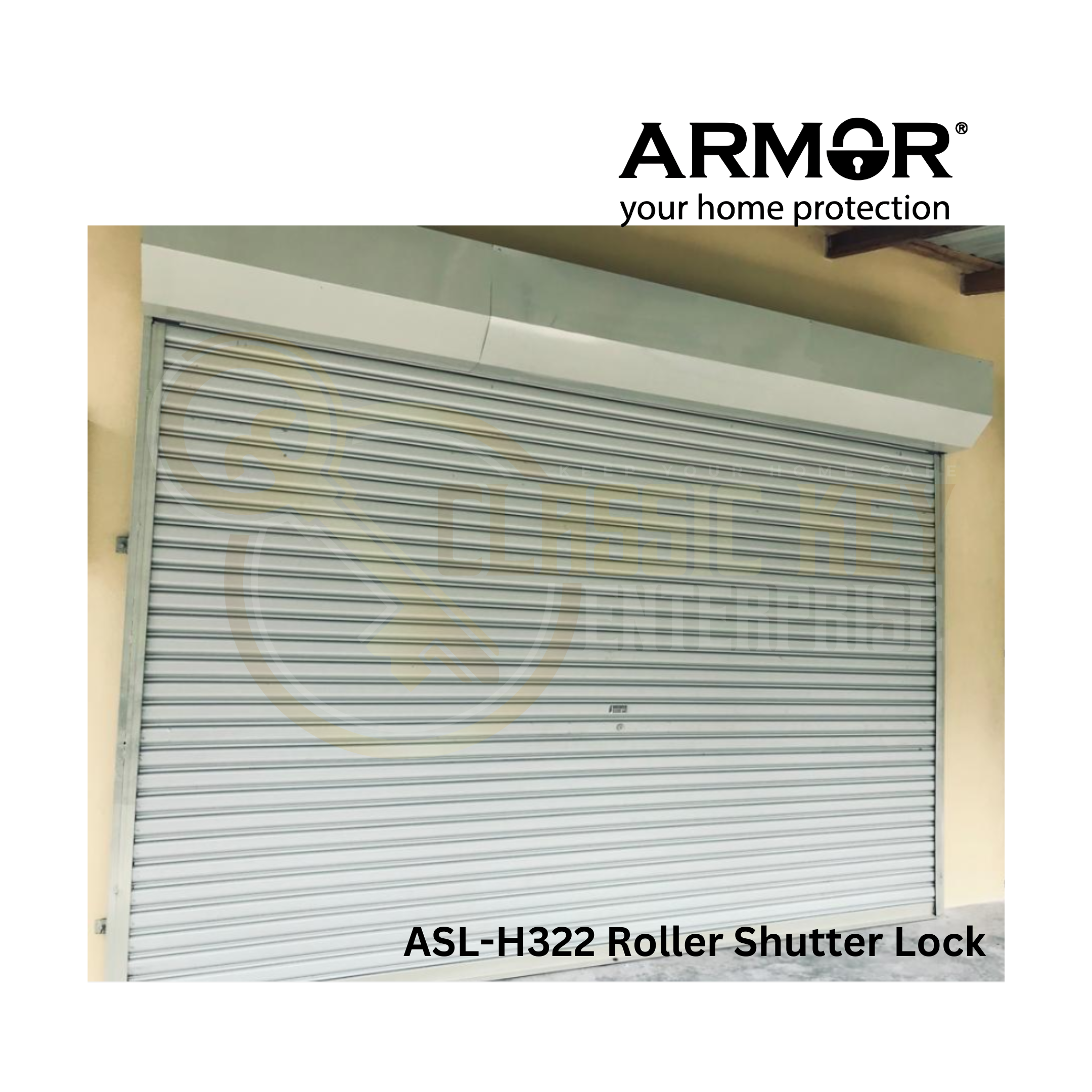 Armor Roller Shutter Centre Lock Set With 2 keys | Shopee Malaysia