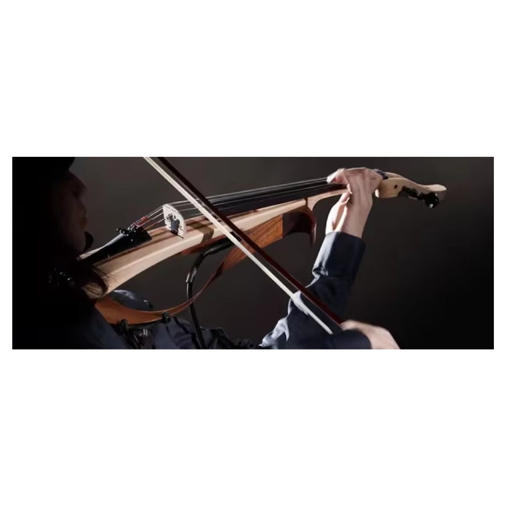 Yamaha YEV105 5-string Electric Violin - Natural / Black (YEV-105 YEV ...