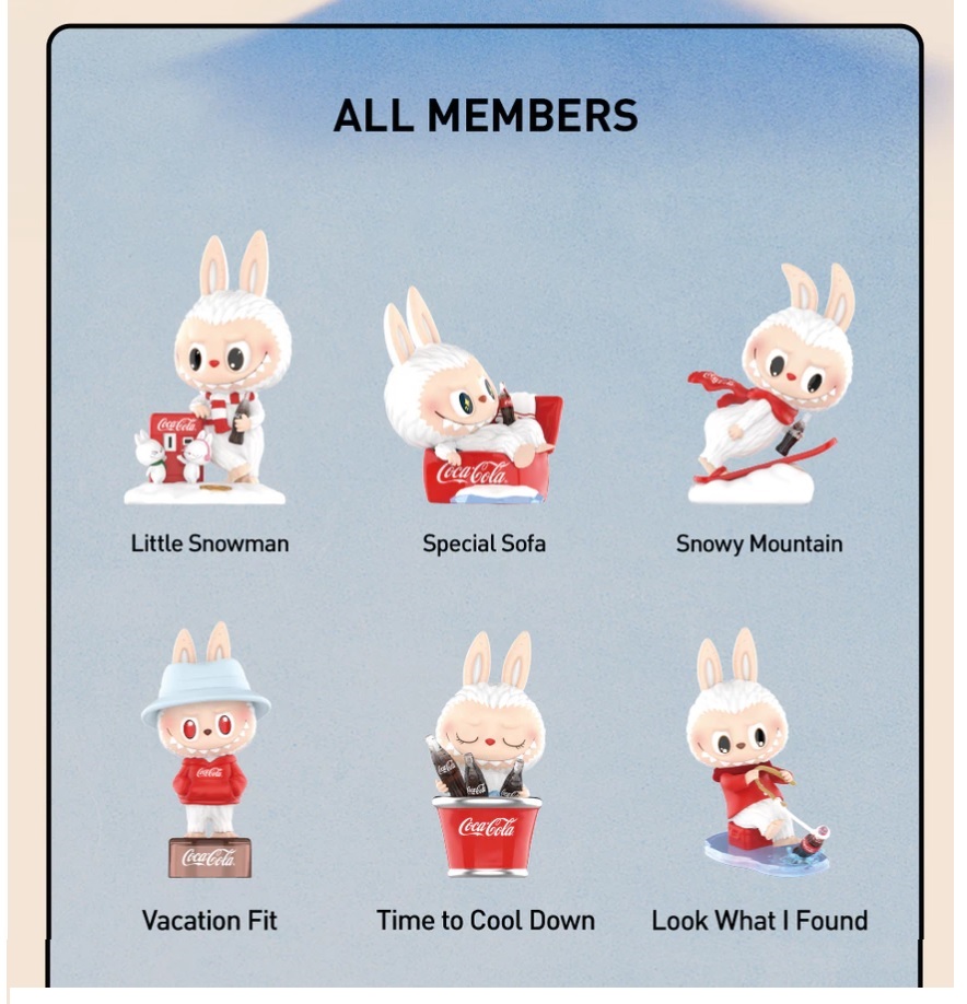POP MART THE MONSTERS COCA-COLA Series Figures Blind Box Action Toys ...