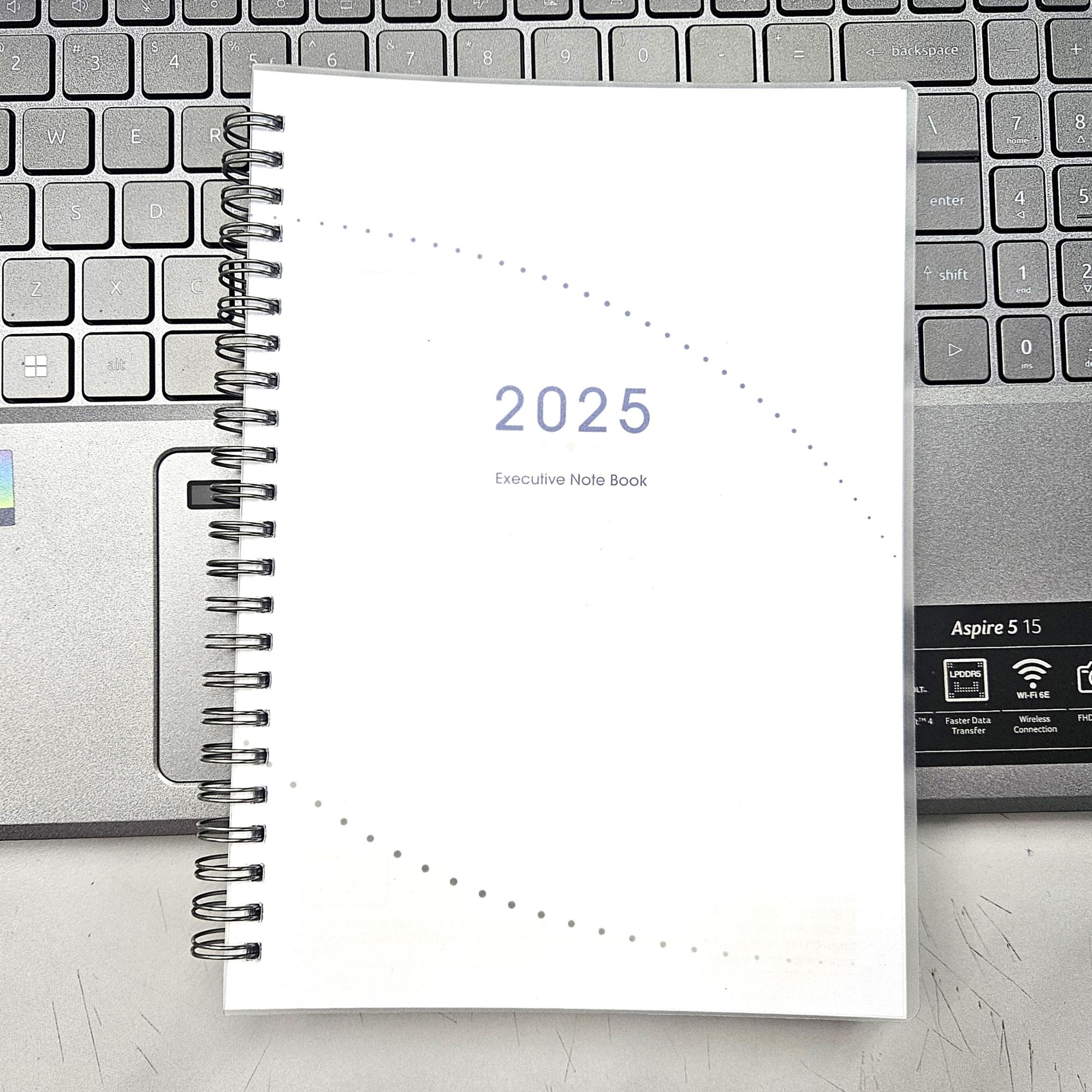 2025 Waterproof PP plastic Cover Wire O Bind Executive Notebook Month ...