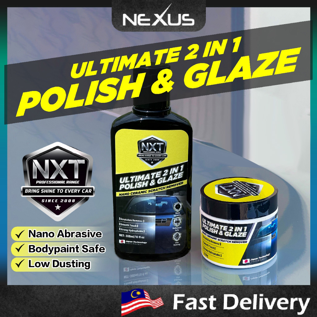 NXT Ultimate 2 in 1 Polish & Glaze Heavy Duty Polish Compound polish ...