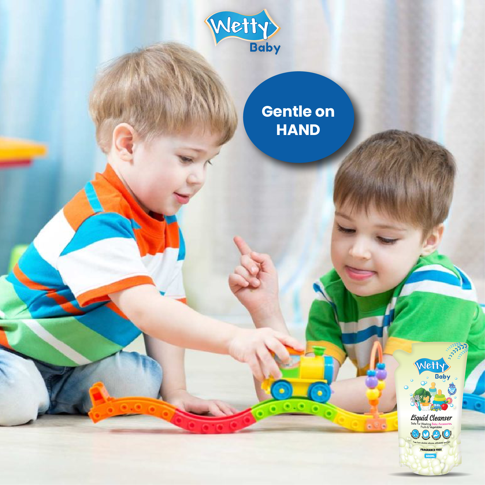 Wetty Baby Liquid Cleanser (600ml )(Refill Pack) | Shopee Malaysia