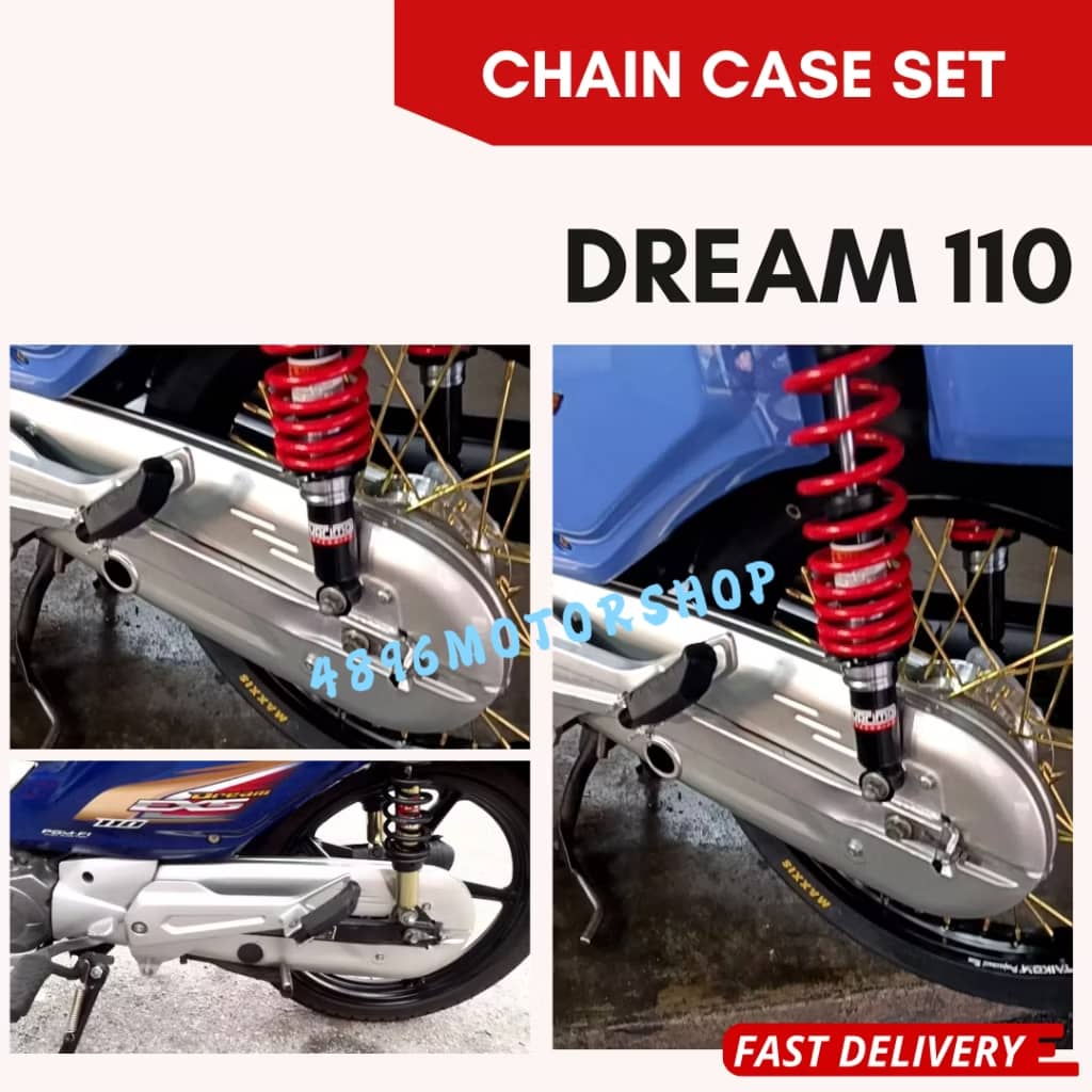 HONDA EX5 DREAM110 DREAM 110 FI CHAIN CASE COVER ( IRON ) / PETI RANTAI ...