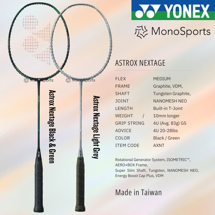 Monosports Yonex Astrox Nextage Head Heavy Racket 100% Original Free ...