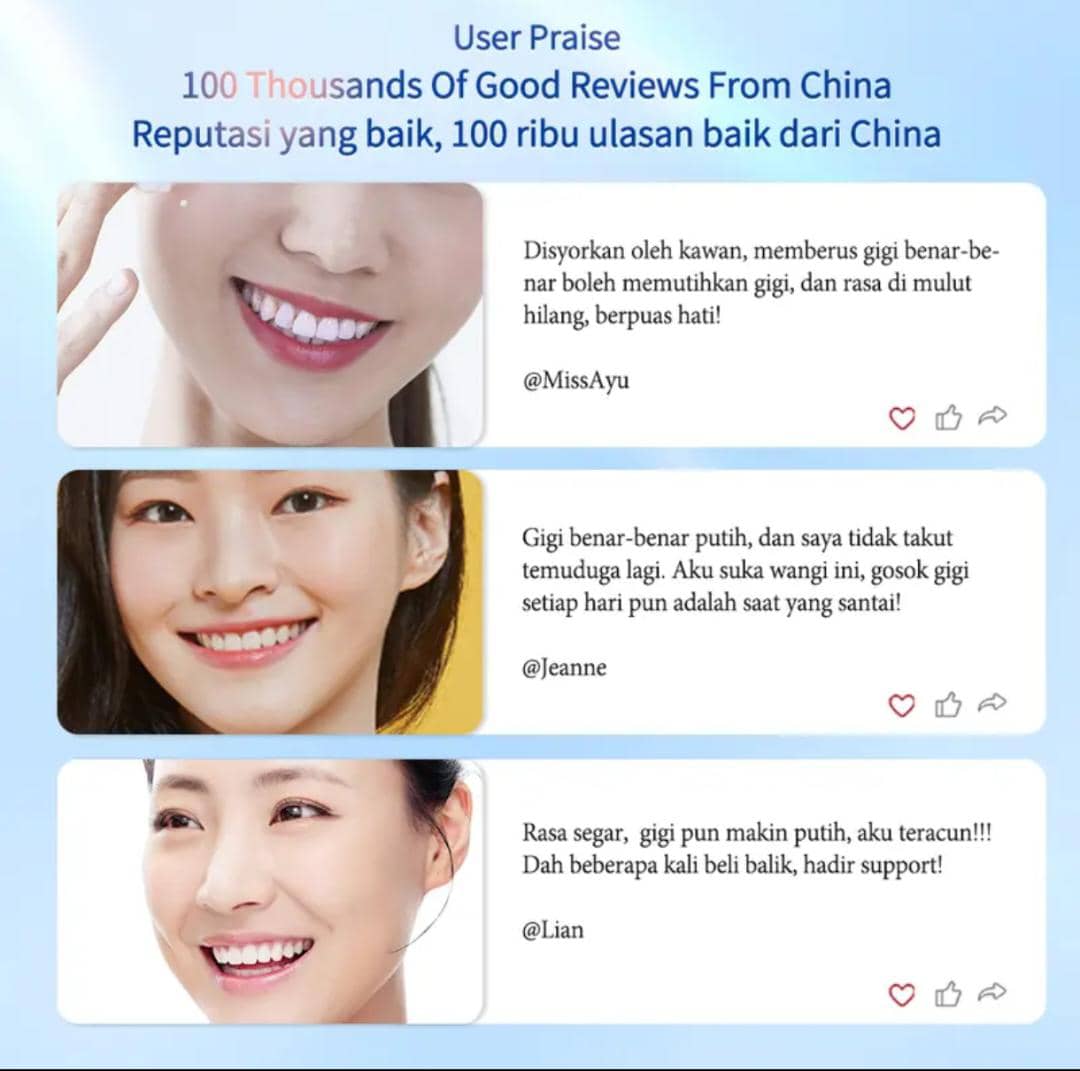 Original BODYAID Body Aid TOOTHPASTE Niacinamide Whitening Ubat Gigi ...