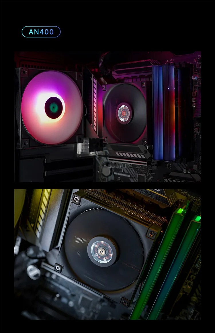 Deepcool AN400 Low-Profile CPU Air Cooler, 150W TDP High performance Low-Profile Cooler | Shopee ...
