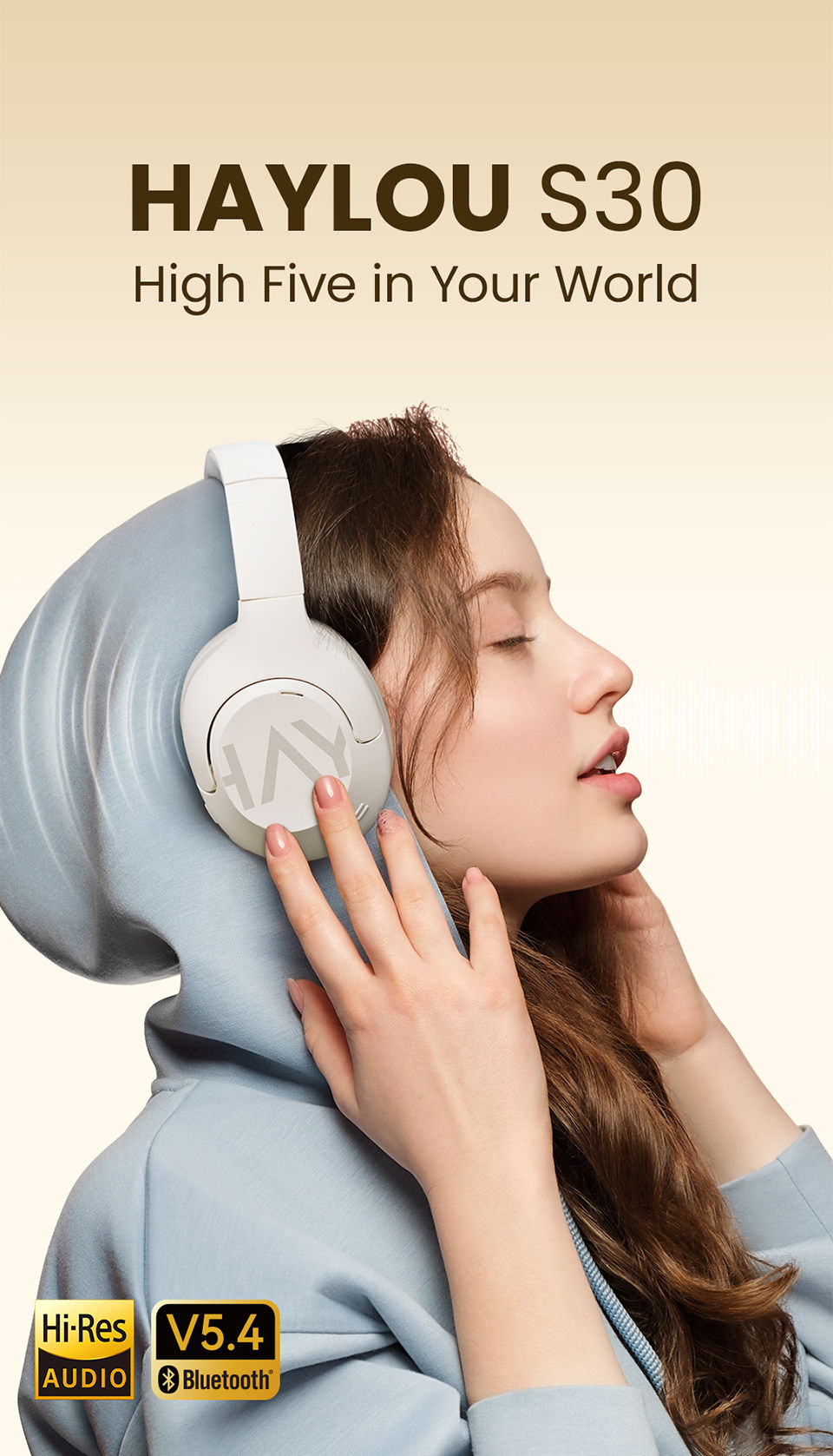 Haylou Fon Kepala S30 Over-ear ANC Headphone Noise Cancellation Headset ...