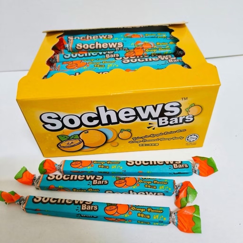 Sochews Bars Chewy Candy / Sochews Gula-Gula Kunyah (HALAL) | Shopee ...
