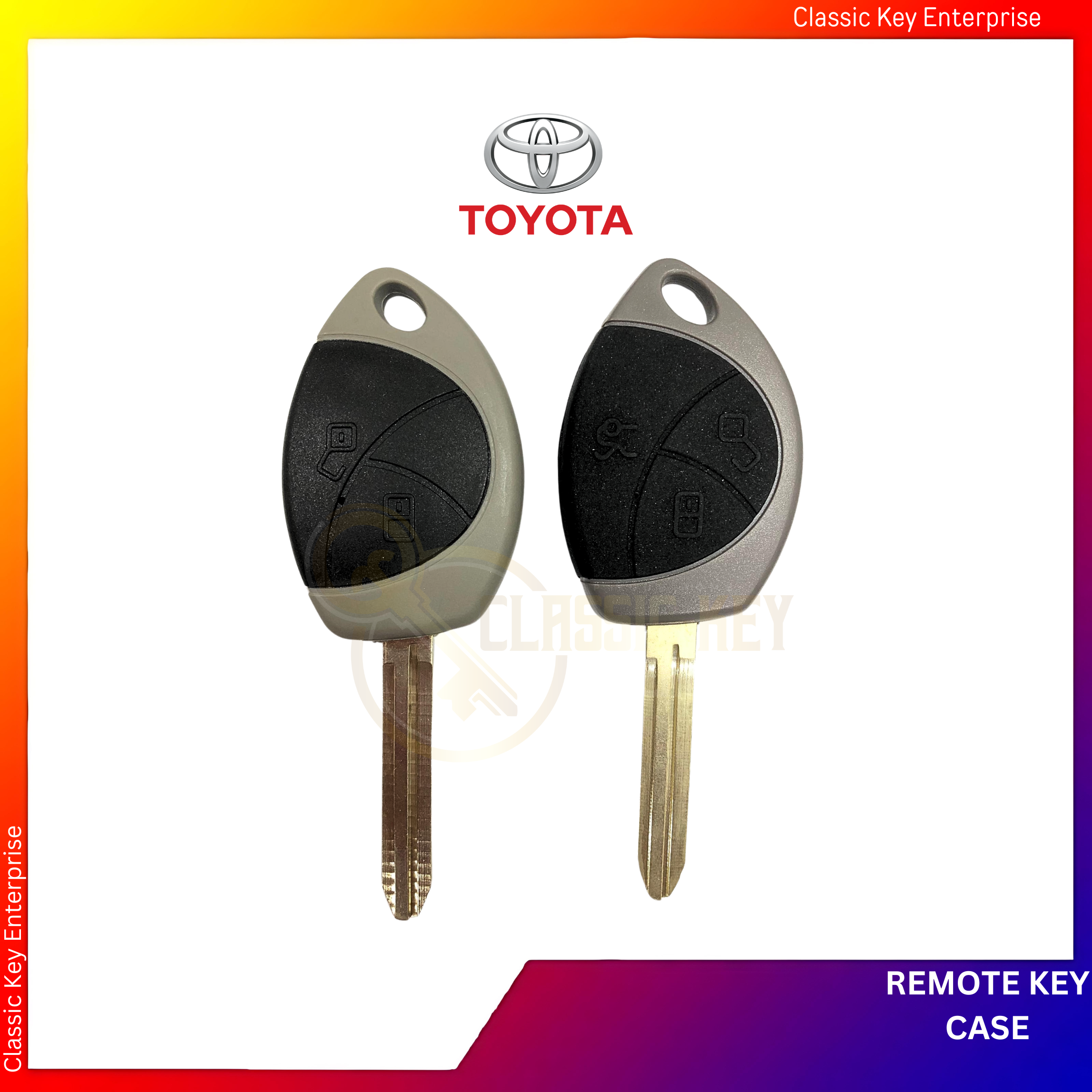 Toyota Key With Remote Casing 2 / 3 Button Innova Hilux | Shopee Malaysia