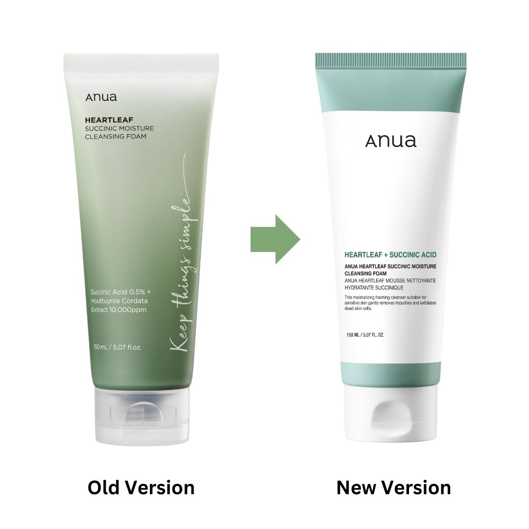 Anua Heartleaf Succinic Moisture Cleansing Foam (150ml) | Shopee Malaysia