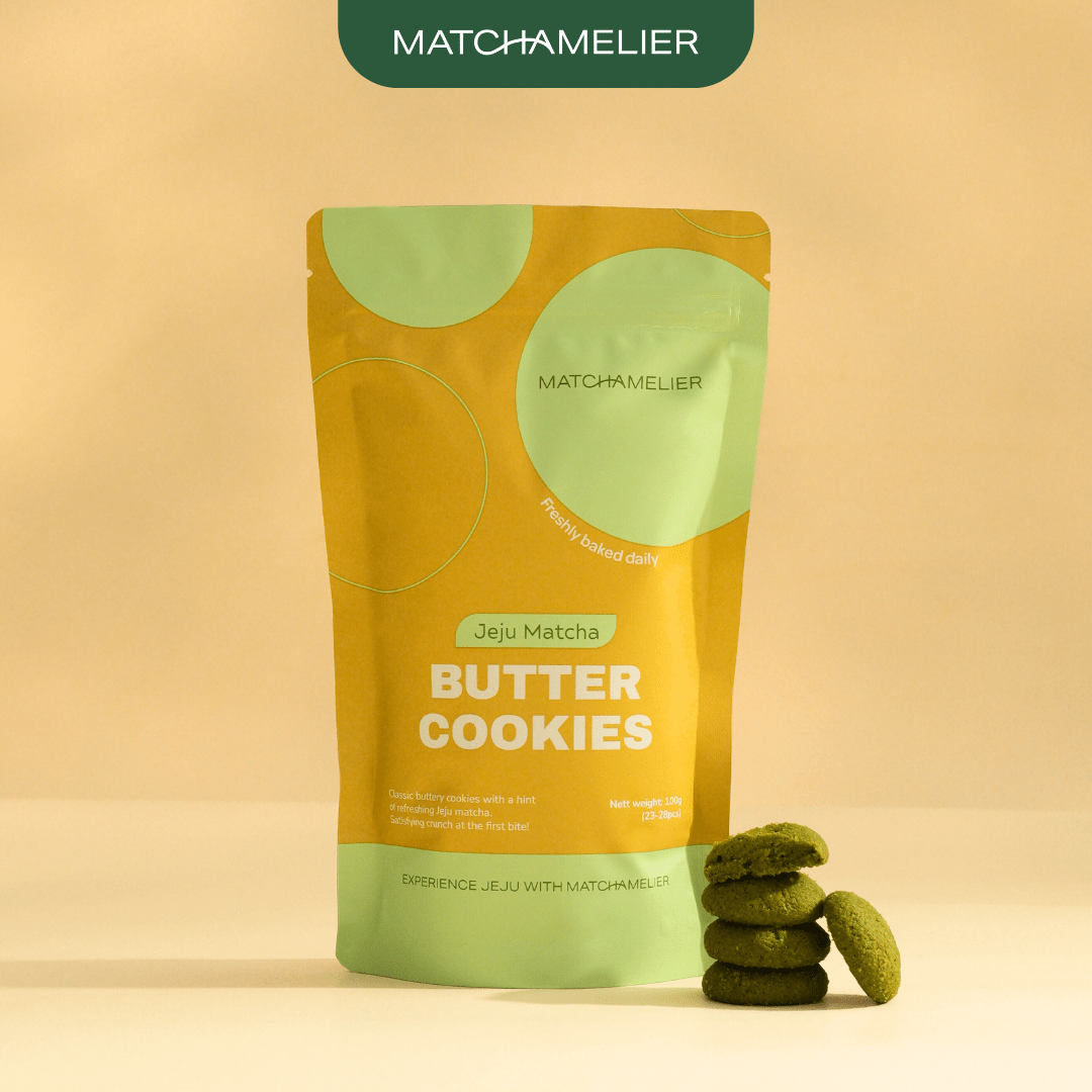 MATCHAMELIER Jeju Matcha Crunchy Butter Cookies | No Egg 100g | Shopee Malaysia