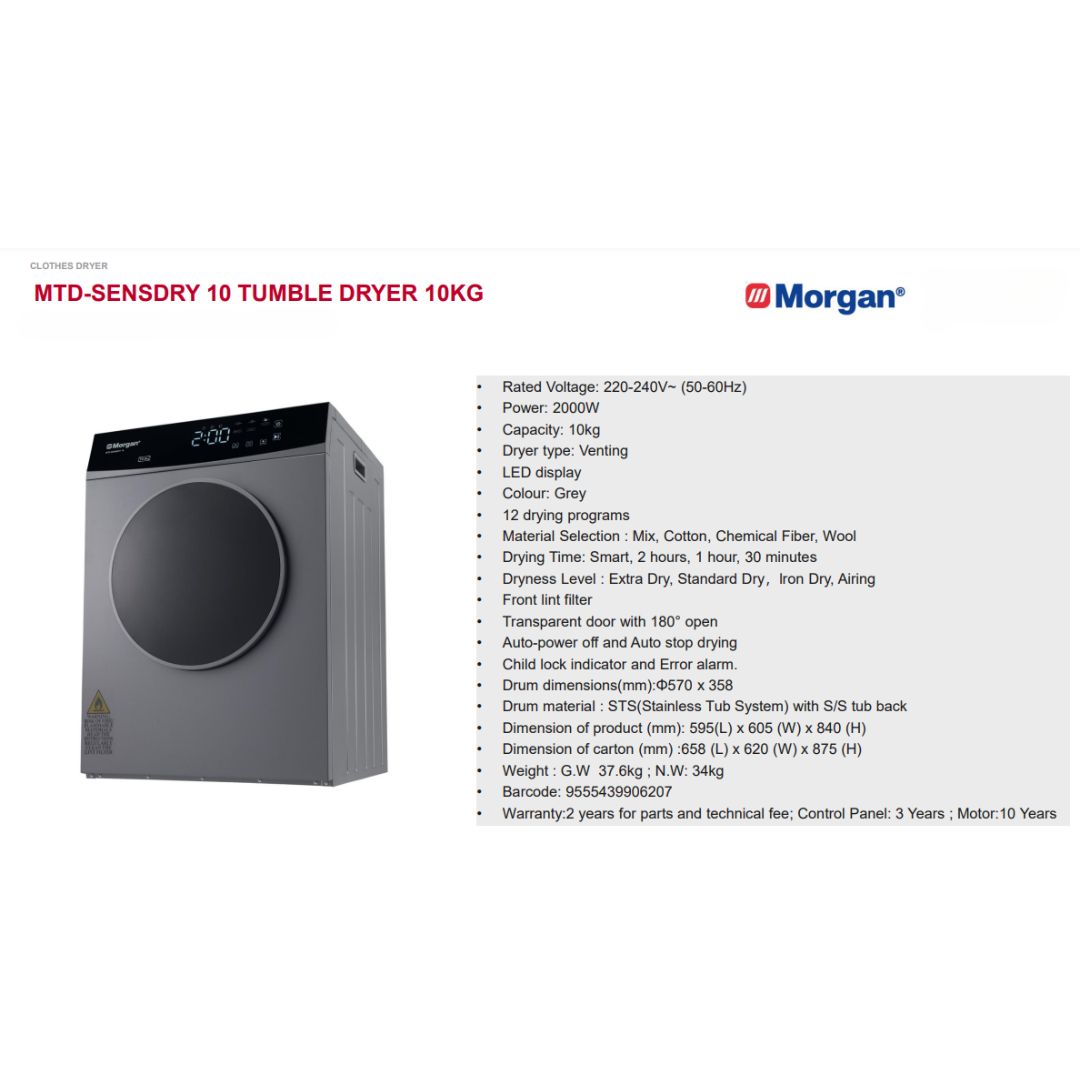 【FREE SHIPPING】 Midea Clothes Dryer 7KG MD-7388/Haier HDV70A1/Faraday ...