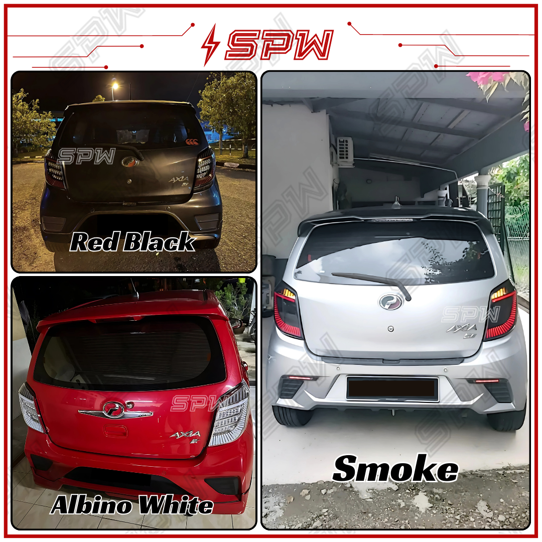 Perodua Axia 2014-2022/Axia Rahmah 2023 Tail Lamp Tail Light DRL LED ...