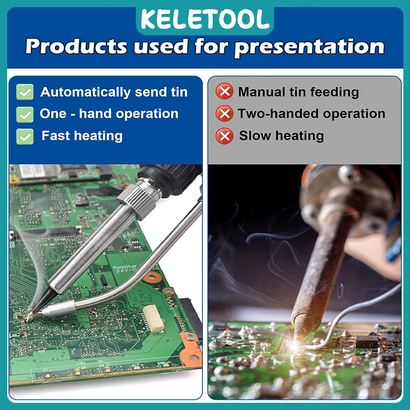 Auto Welding Electric Soldering Iron Hand-Held Externally Heating 220V ...