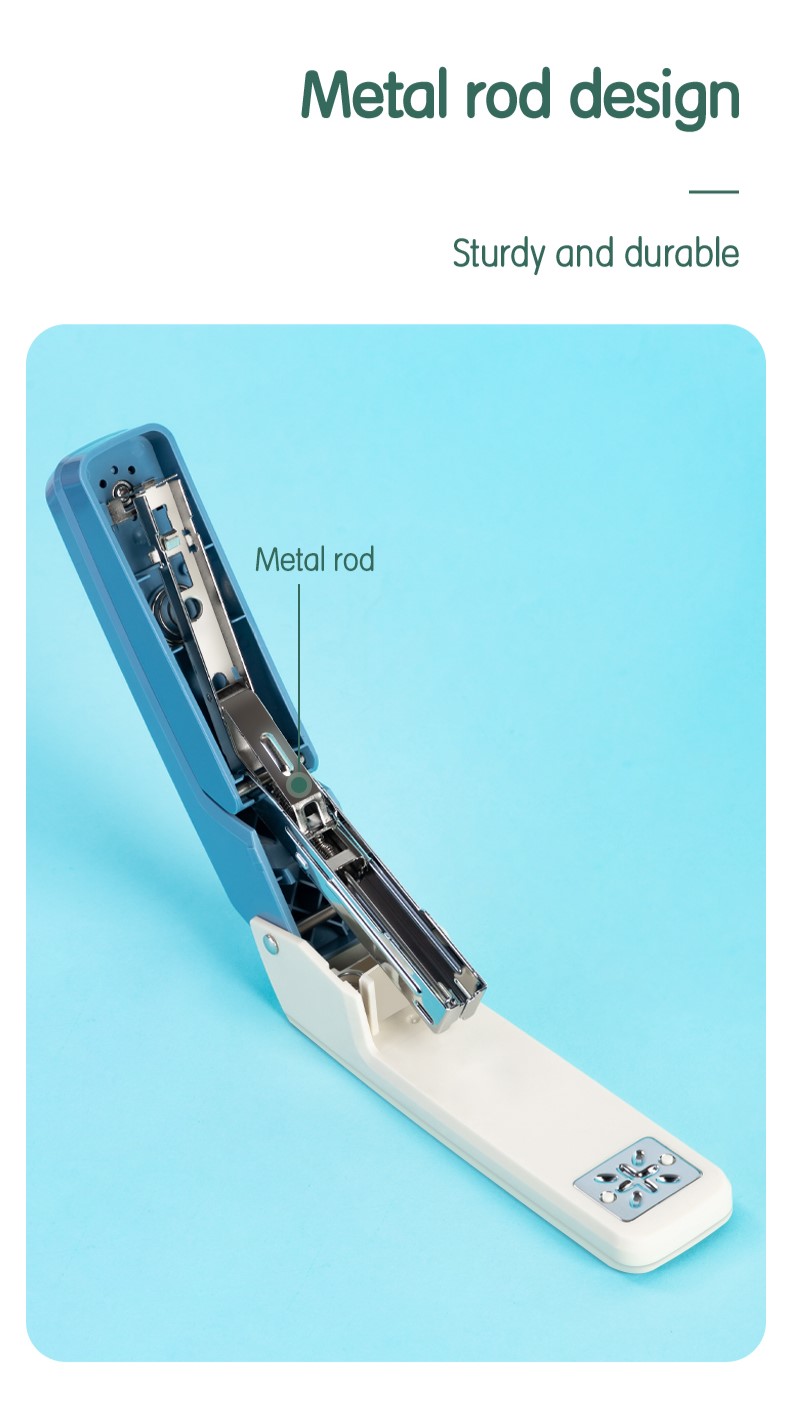 Deli 360° Rotating Stapler for No. 24/6 & 26/6 Bullets 可旋转订书机 Office ...