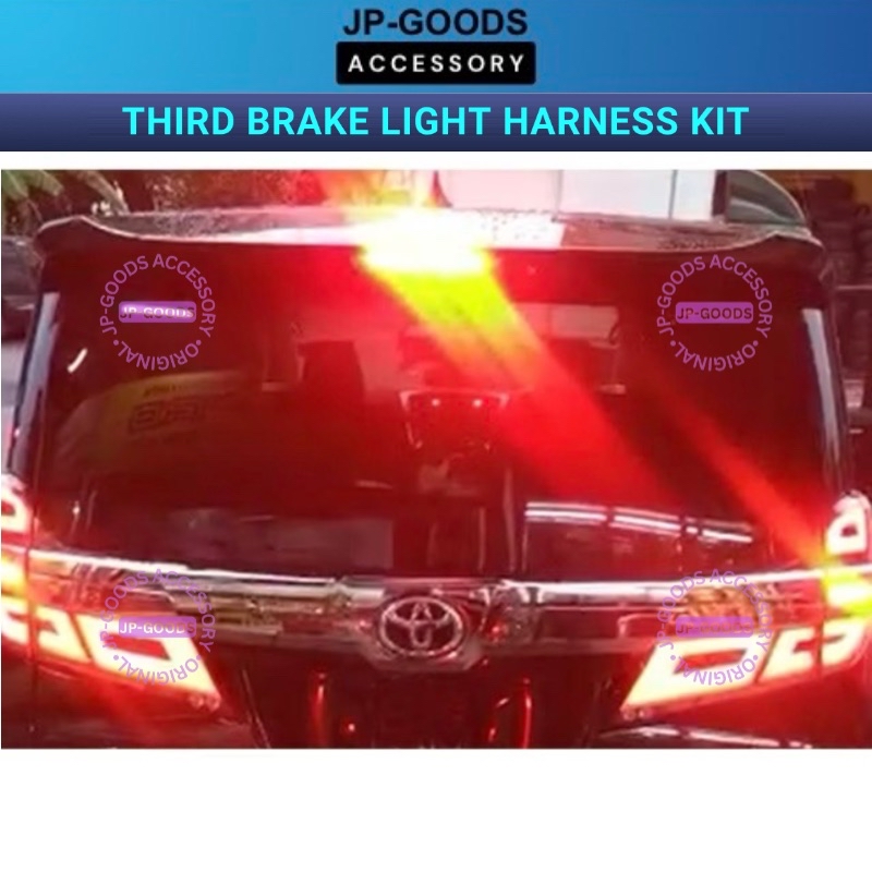 Toyota Vellfire Alphard AGH30 Spoiler Brake Light Flash Blink Strobe ...