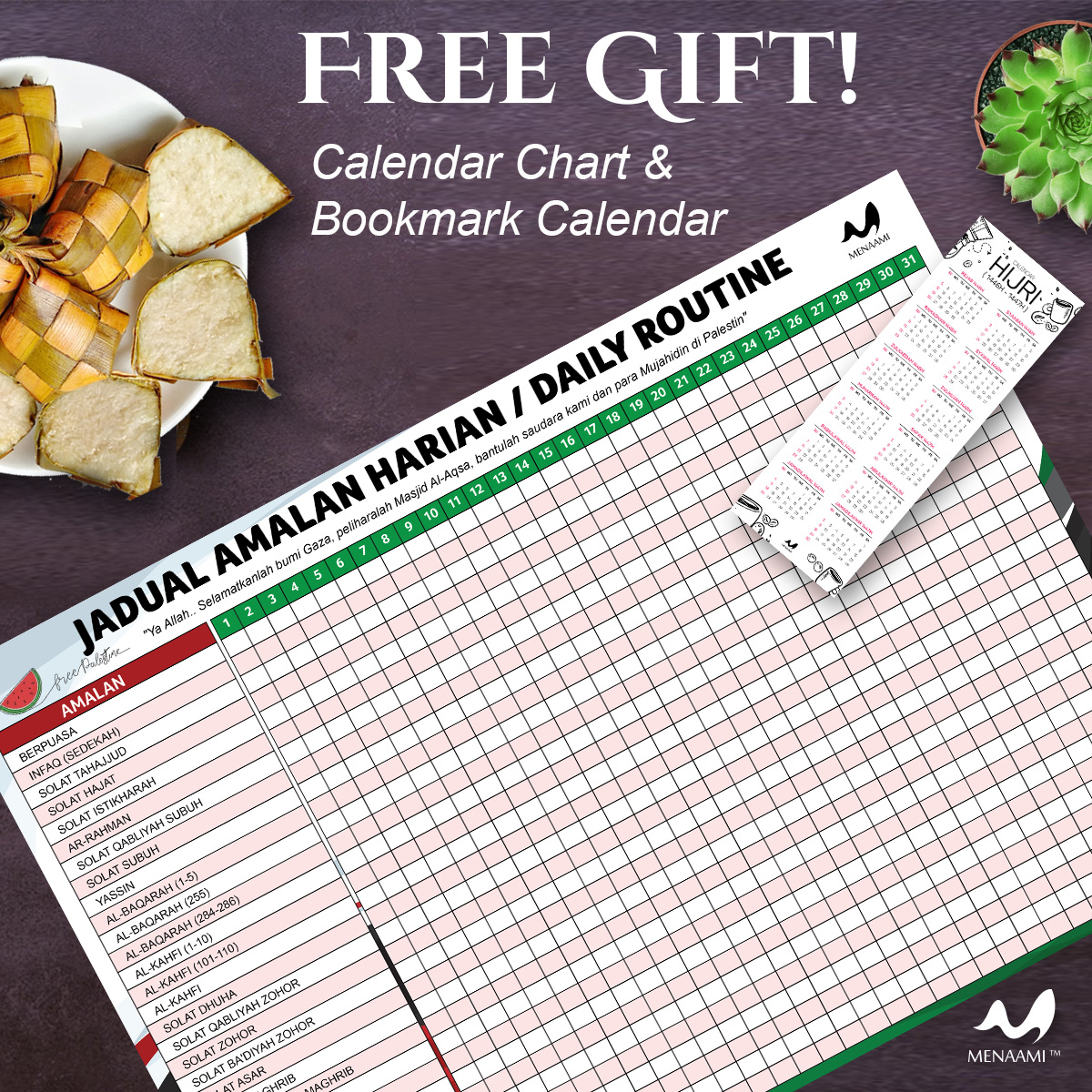 [ PLANNER 3+1 PERCUMA ] SET DIARI RAMADHAN 2025 TAKWIM BUKU DIARY ...