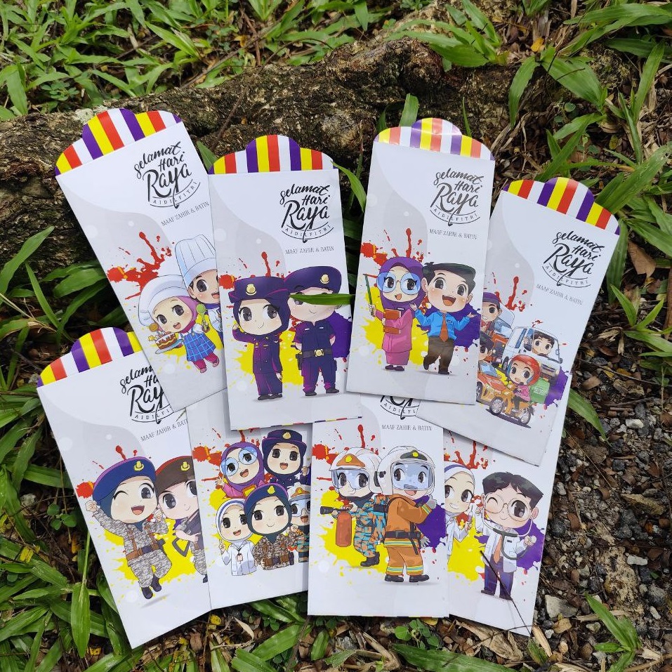 [ DUIT RAYA 2025 ] Frontliner Sampul Cantik Pakaian Seragam Angpao ...