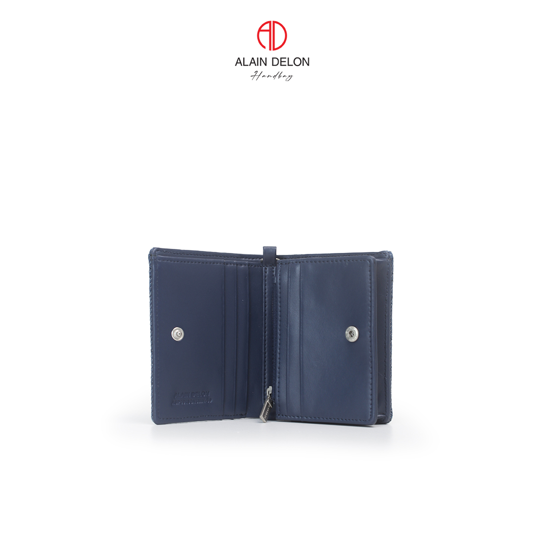 ALAIN DELON Ladies Collection Bifold Wallet - Blue Jeans ASP0913CN3MI4 ...