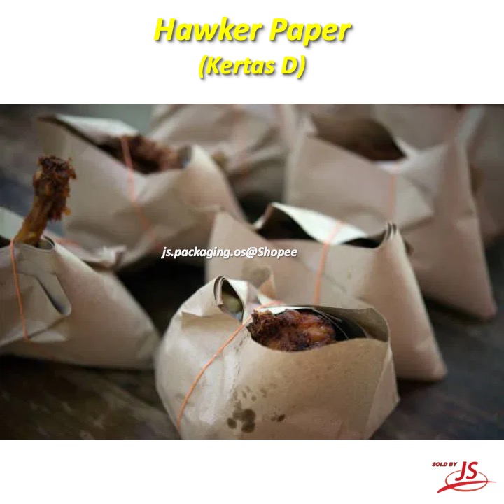 Brown Hawker Paper / Food packaging Brown Paper / Kertas Pembungkus ...