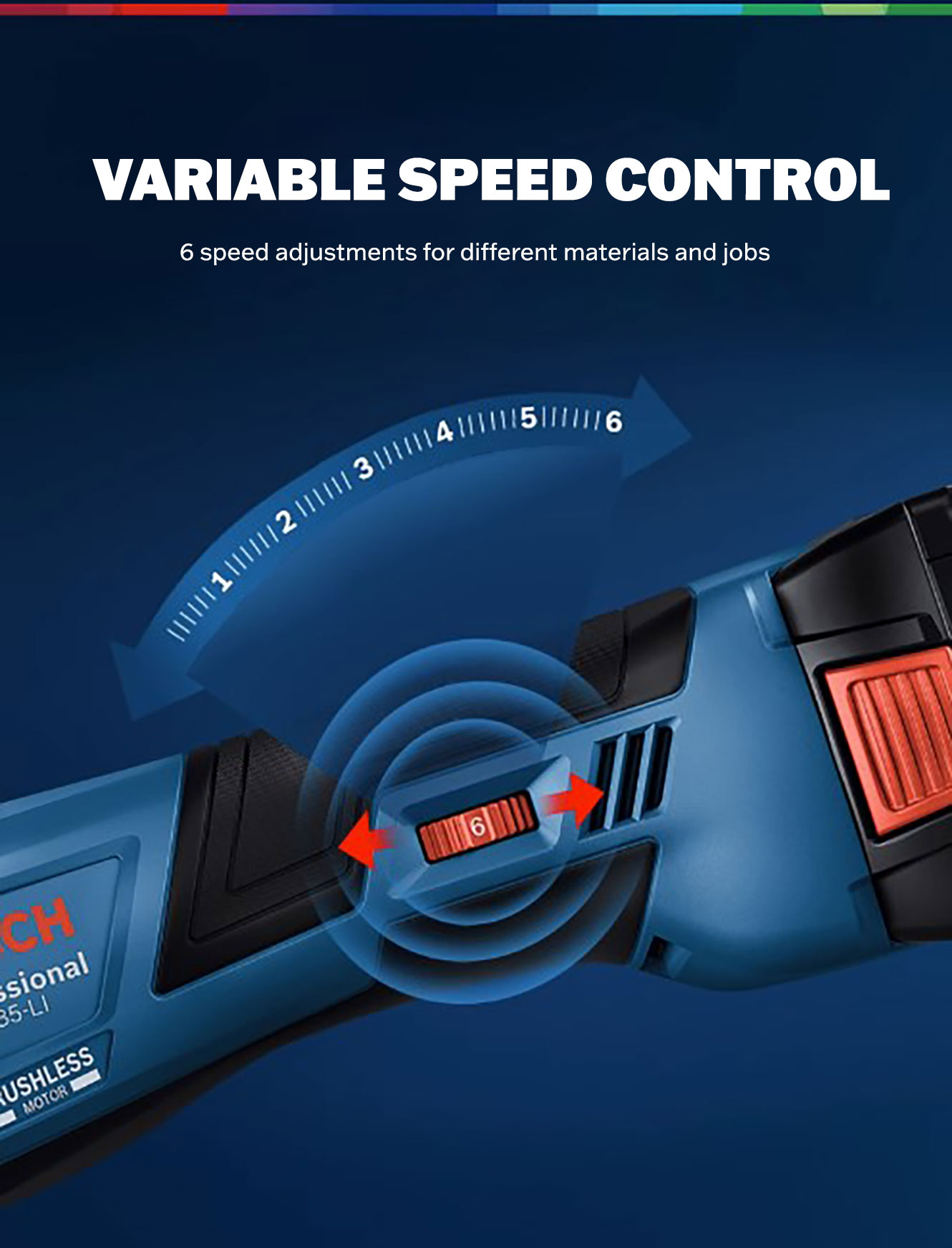 BOSCH 18V GOP 185-LI GOP185 GOP 185 Professional Cordless Multi-cutter ...