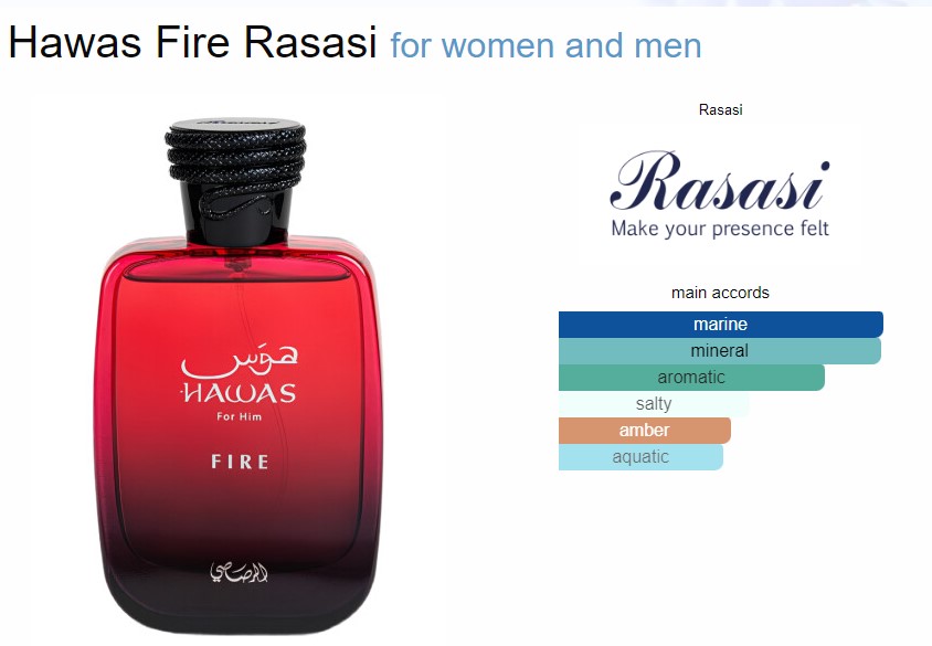 Rasasi Fire Hawas Ice for Him Rasasi Black Hawas Rasasi Elixir 100ml ...
