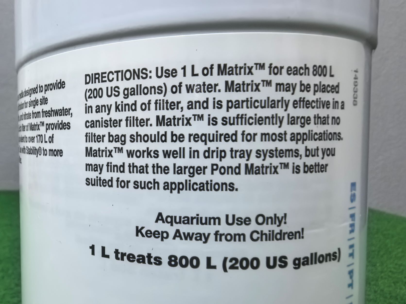 Seachem Matrix (250ml/ 500ml/ 1L). Premium High Porosity Big Surface ...