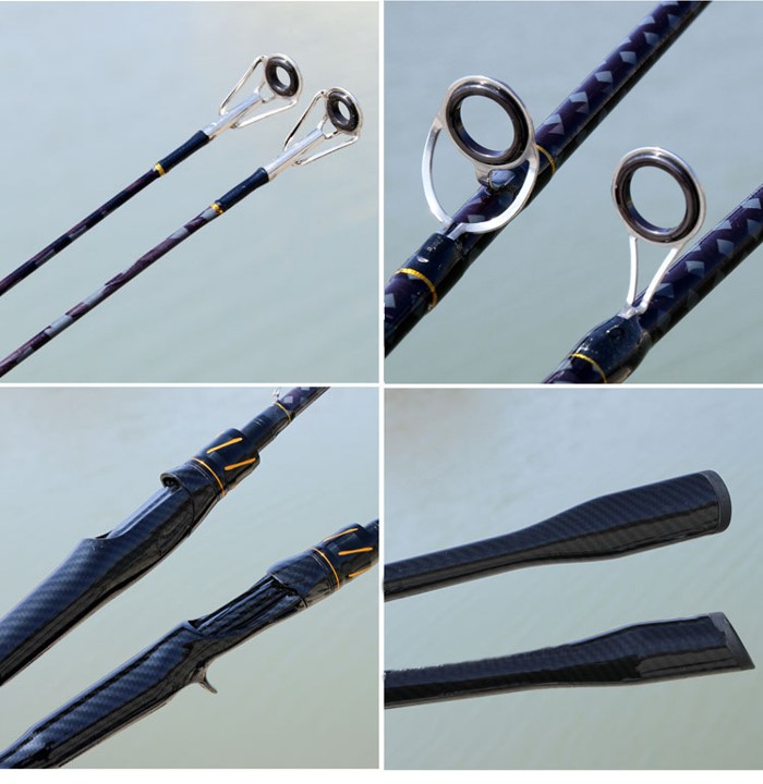 SKYGITZ MALAYSIA Black Dragon Carbon Fibre handle rod Spinning ...
