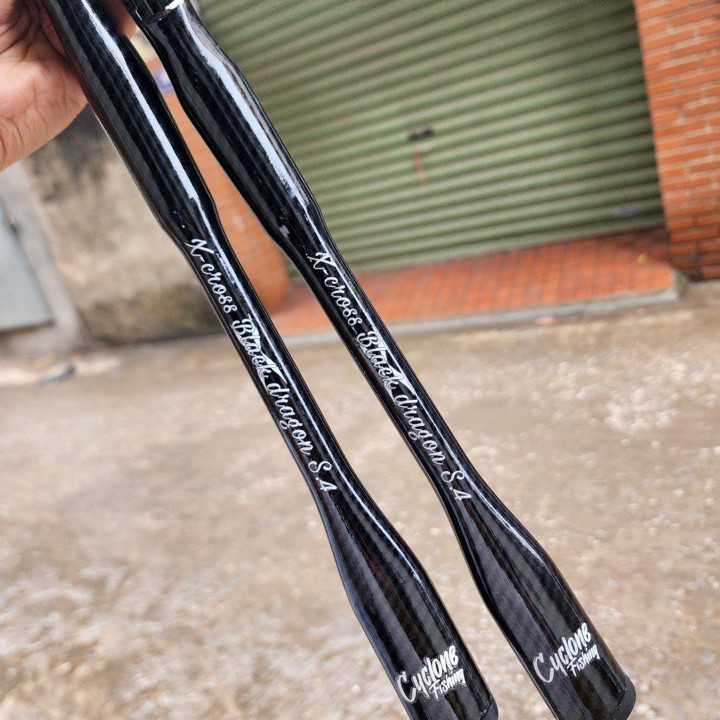 SKYGITZ MALAYSIA Black Dragon Carbon Fibre handle rod Spinning ...