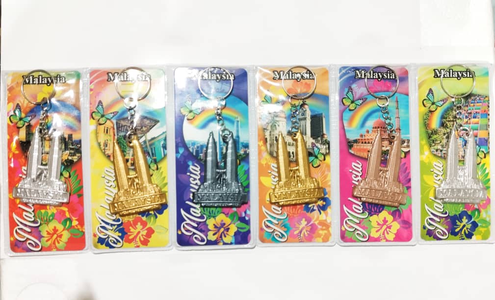 Offer Malaysia Souvenir Keychain 6 in 1Keychain set /Gantungan Kunci ...