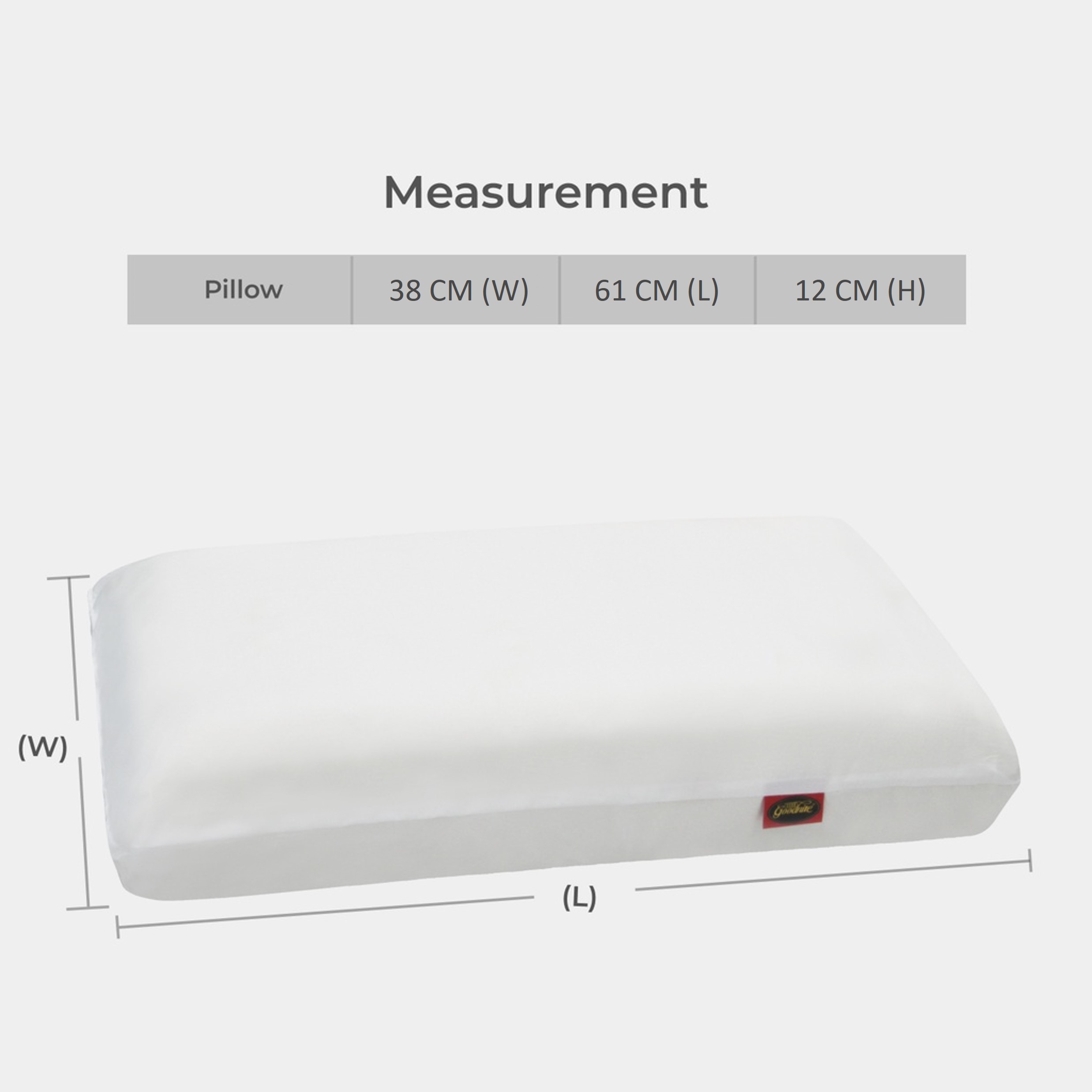 Goodnite Bantal Getah Sintetik Pro Firm l Goodnite Synthetic Pro Firm ...