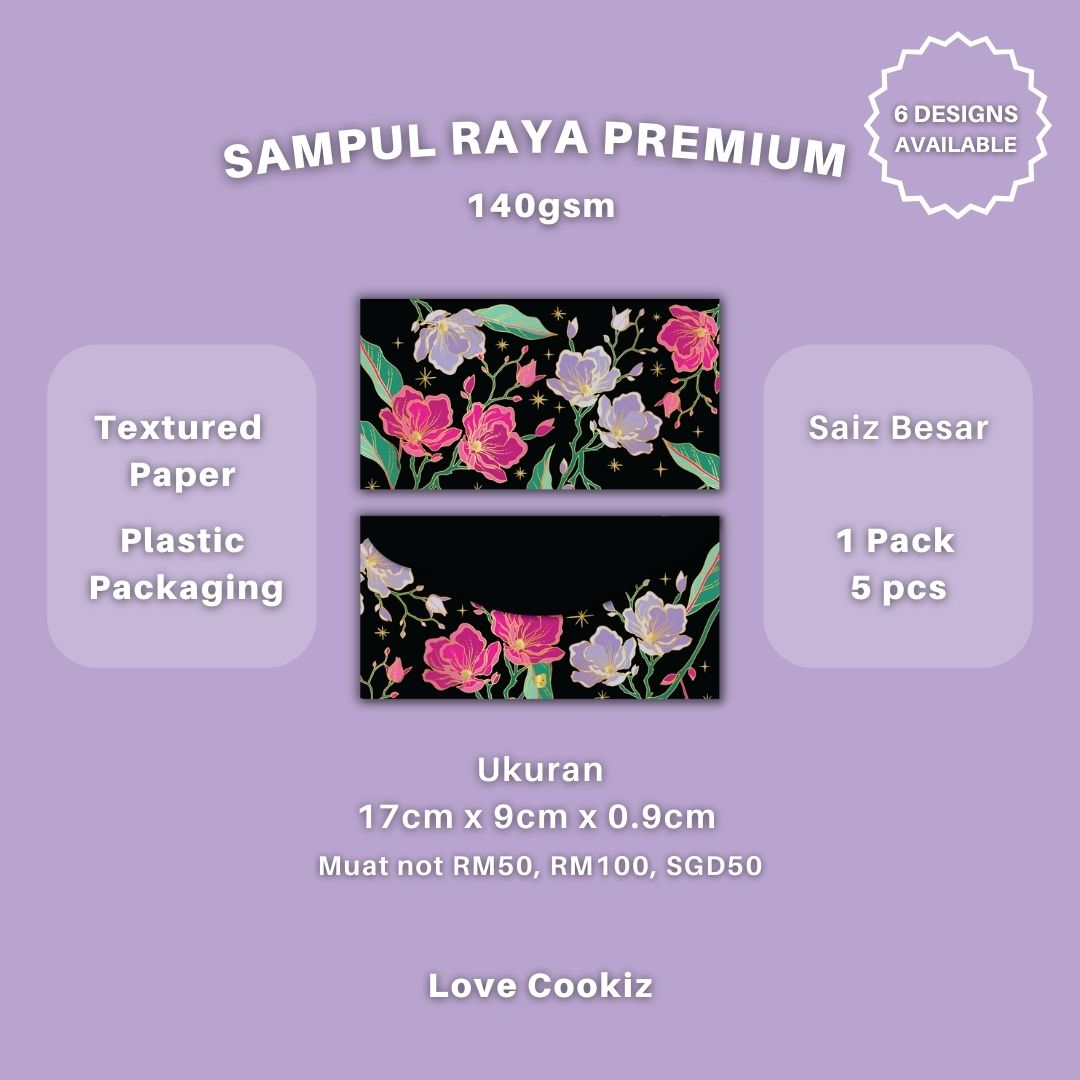 LOVECOOKIZ Sampul Raya Premium Tebal Exclusive Angpao Envelope Packet ...