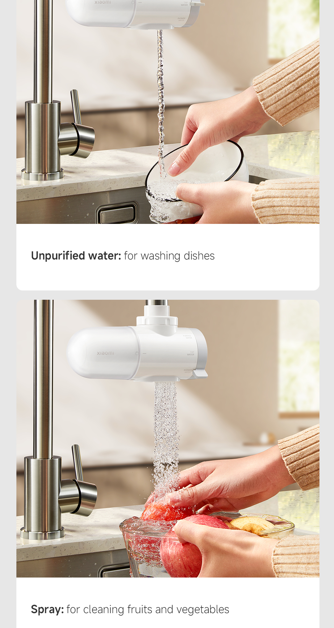 Xiaomi Faucet Water Purifier | 5-Stage Composite Filtration | Natural ...
