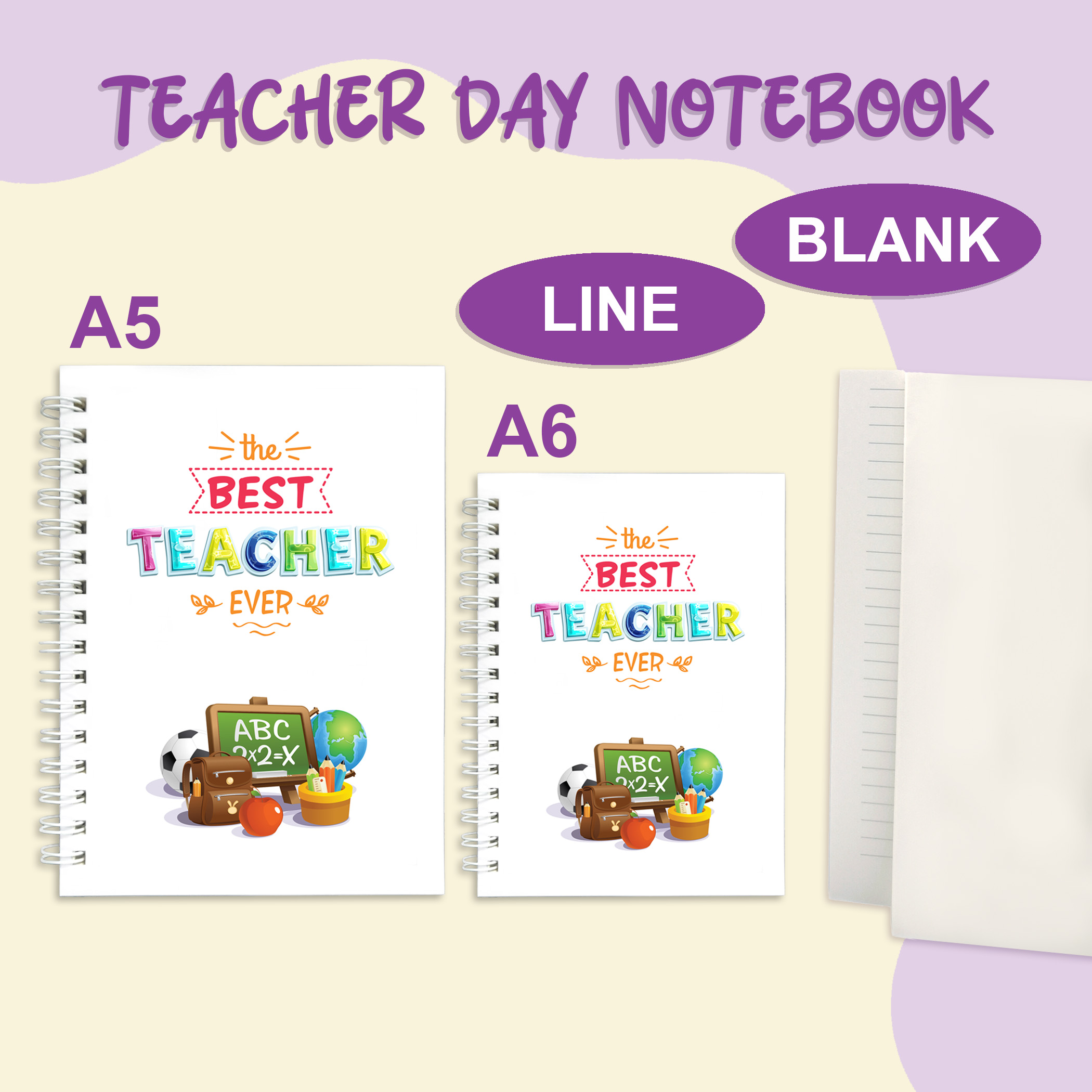 [Ready]A5A6 Teacher's Day 100pages Notebook Buku Nota Terima Kasih ...