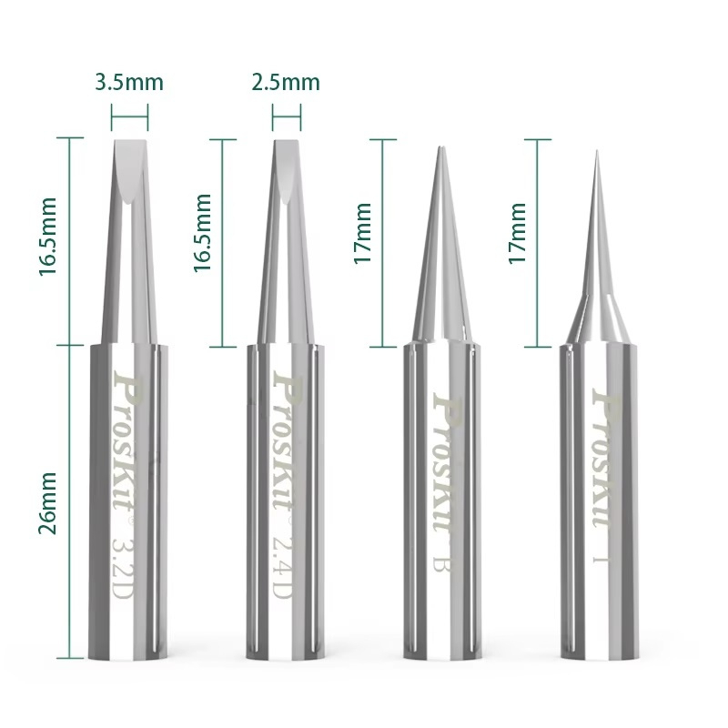 Pro'sKit 5SI-216N Replacement Tip For SS-206C/ SS-207C/ SS-989C/ SI ...