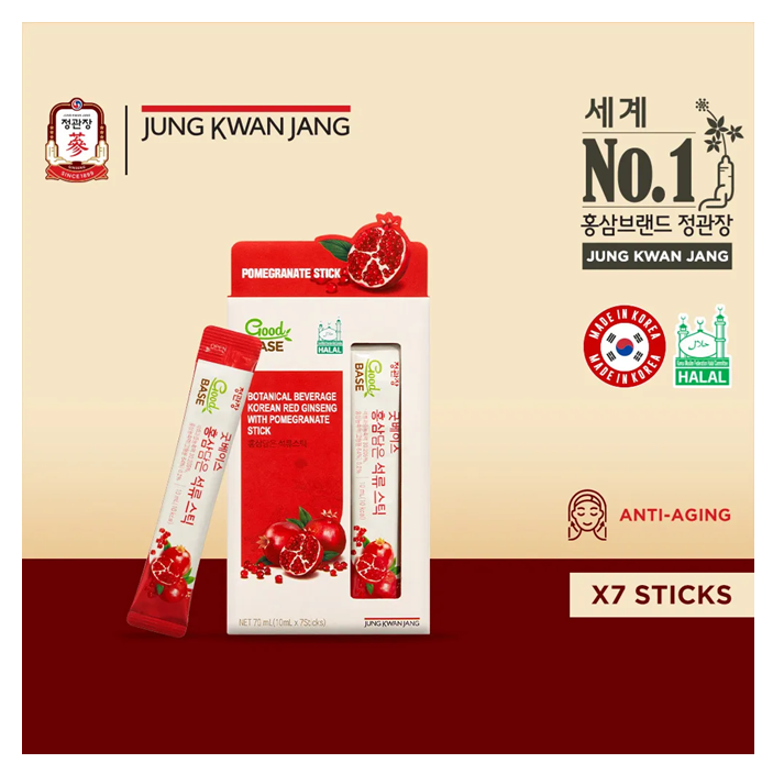Good BASE Jung Kwan Jang Korea Red Ginseng with Pomegranate Halal ...