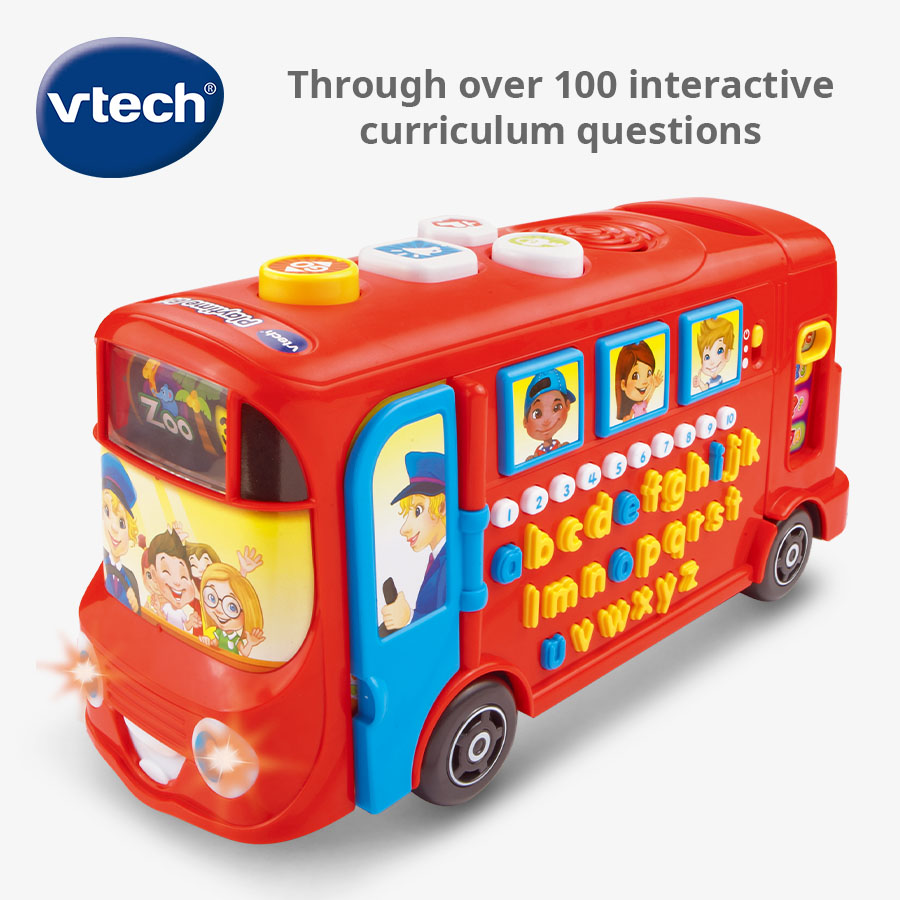 VTech Playtime Bus English Phonics Electronic Learning Toys Preschool ...