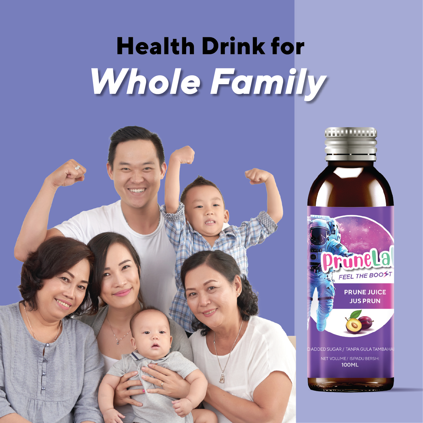 PruneLab - Prune Juice with No Added Sugar 100ml - Relieve Constipation ...